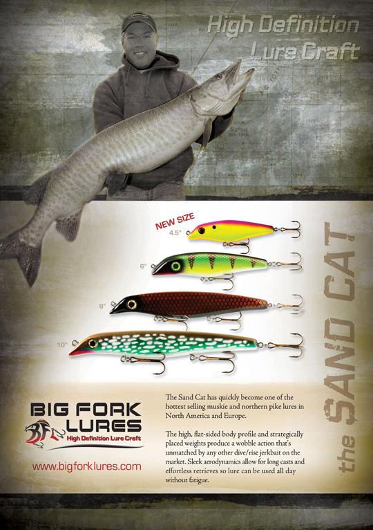 Musky Lures - Handcrafted cedar wood lures for northern pike, musky ...